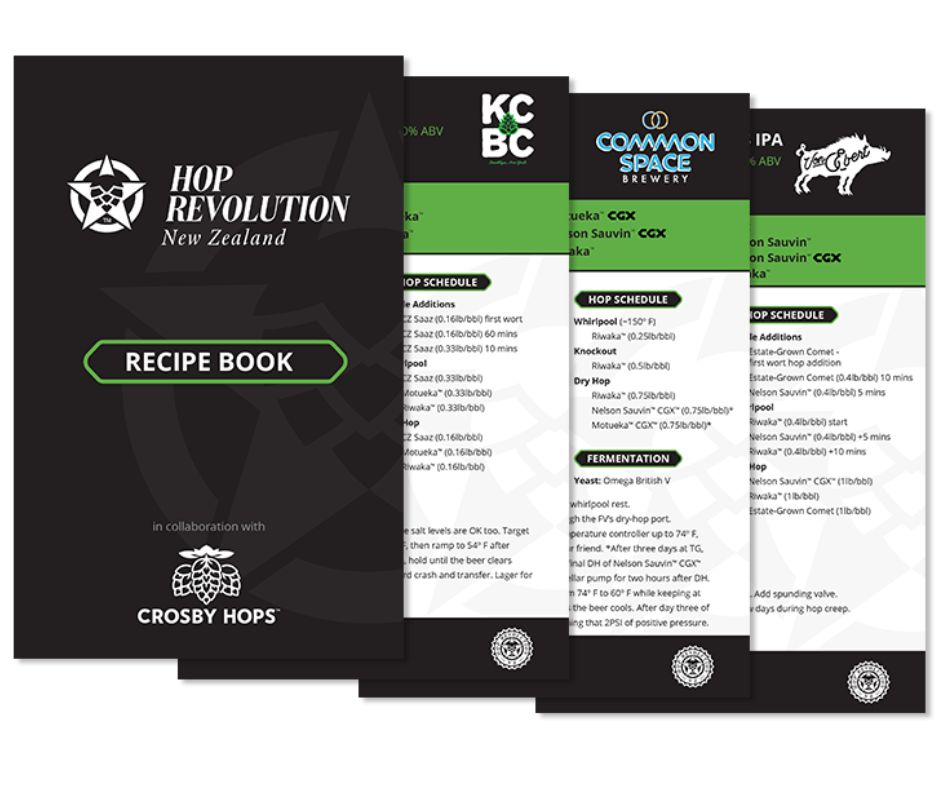 2023 Crosby Hops X Hop Revolution Recipe Book